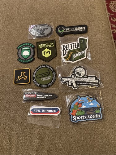 Lot Of 11 Shot Show Las Vegas 2022-2025 Patches Swag - Norma, Alien ...