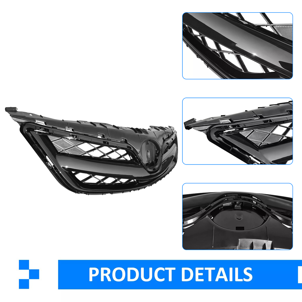 For 2011 2012 2013 Toyota Corolla Front Bumper Upper&Lower Grille Set ...