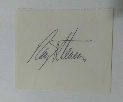 Ray Stevens signed Cut Signature 2.5"x3" Nashville Country Singer ...