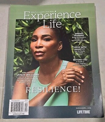 Experience Life Magazine March/April 2024 Venus Williams | eBay