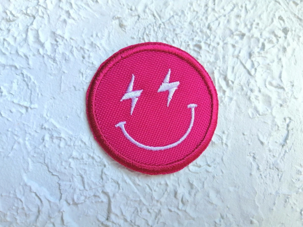 Hot Pink Smiley Face