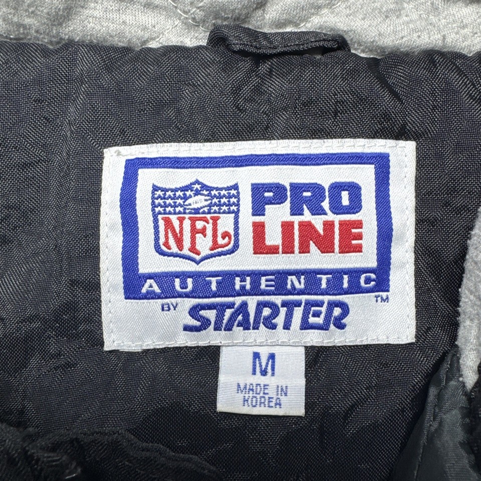 Vintage 1990s Oakland RAIDERS NFL PROLINE Starter Hooded Nylon Jacket ...