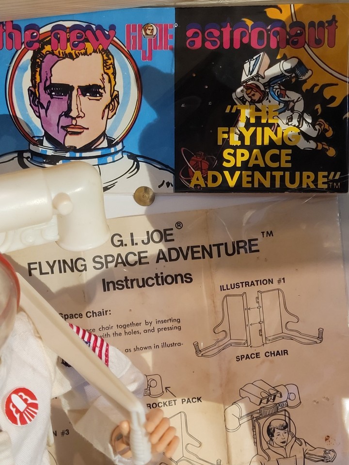 HASBRO GI JOE 1964 1970 Adventure Team Flying Space Adventure | eBay