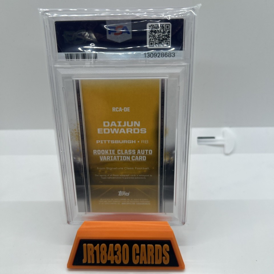 2024 Topps Signature Class DAIJUN EDWARDS Rookie Auto Teal /225 #RCA-DE ...