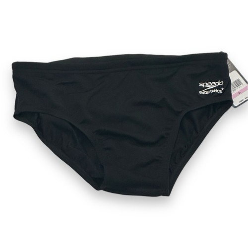 Speedo Men's Brief Endurance+ Solid Swimsuit, Speedo Black, 32 US | eBay
