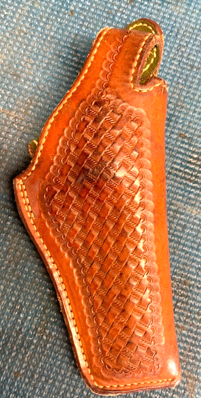 Clark Belt holster vintage 38-4 RH Basketweave | eBay