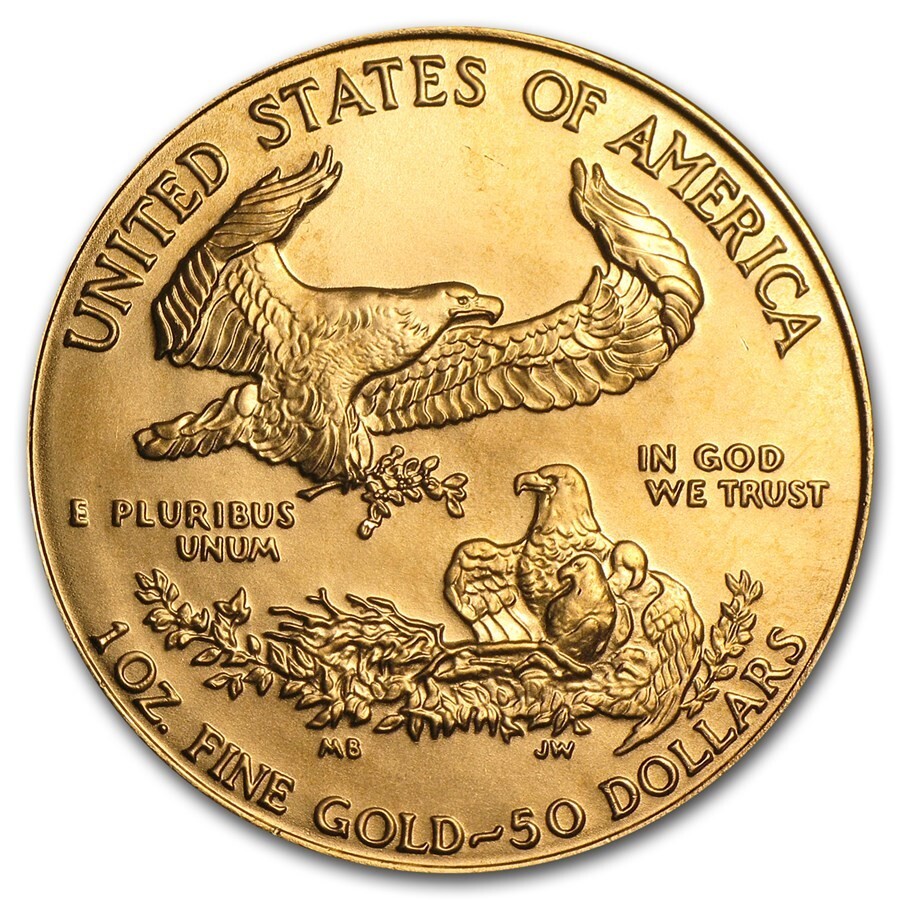 1989 1 oz Gold American Eagle $50 Coin GEM BU / Roll Fresh | eBay