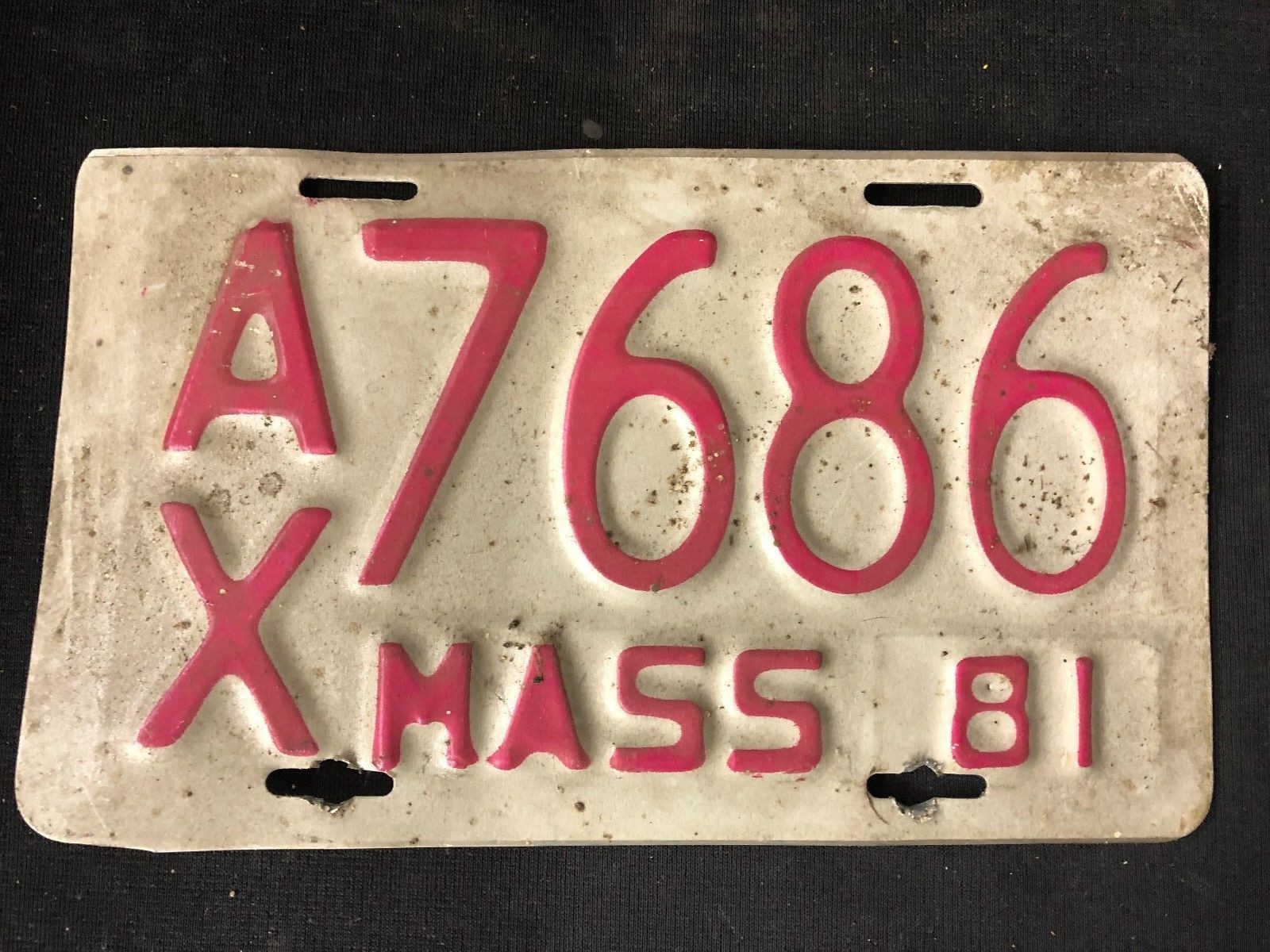 1981 ANTIQUE MASSACHUSETTS MOTORCYCLE LICENSE PLATE. | eBay