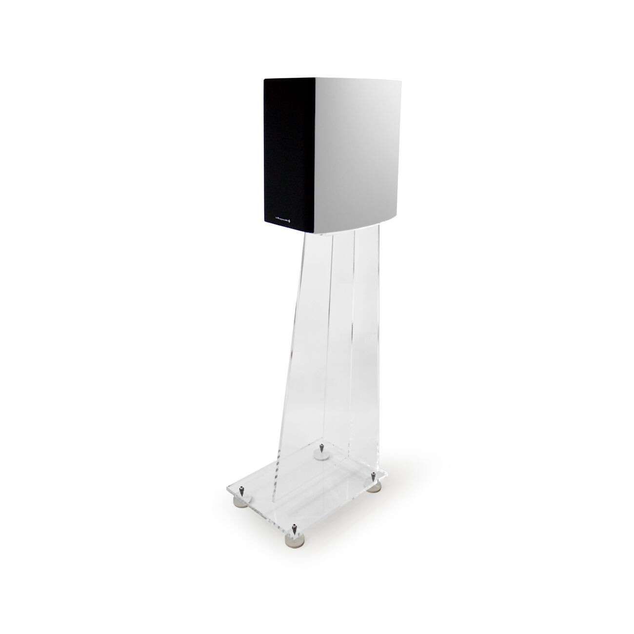 Low Resonance Clear Acrylic Speaker Stands | eBay UK