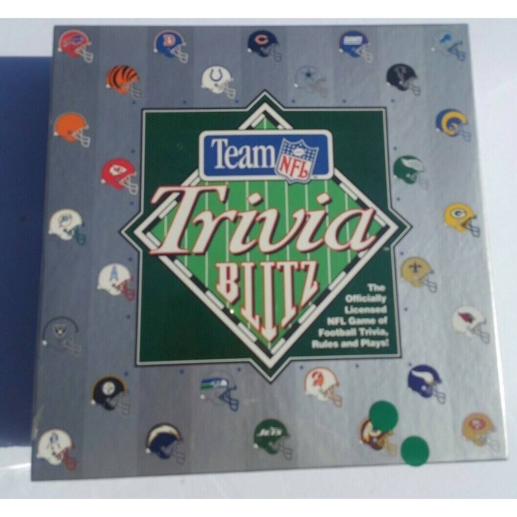 Factory Sealed Team NFL Trivia Blitz Game 1992 GamePlan Priority ...