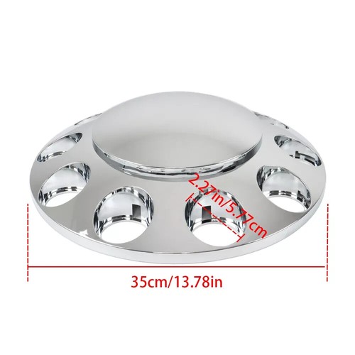 Front Hub Caps Covers for Semi Trucks Wheel Axle Chrome ABS Plastic ...
