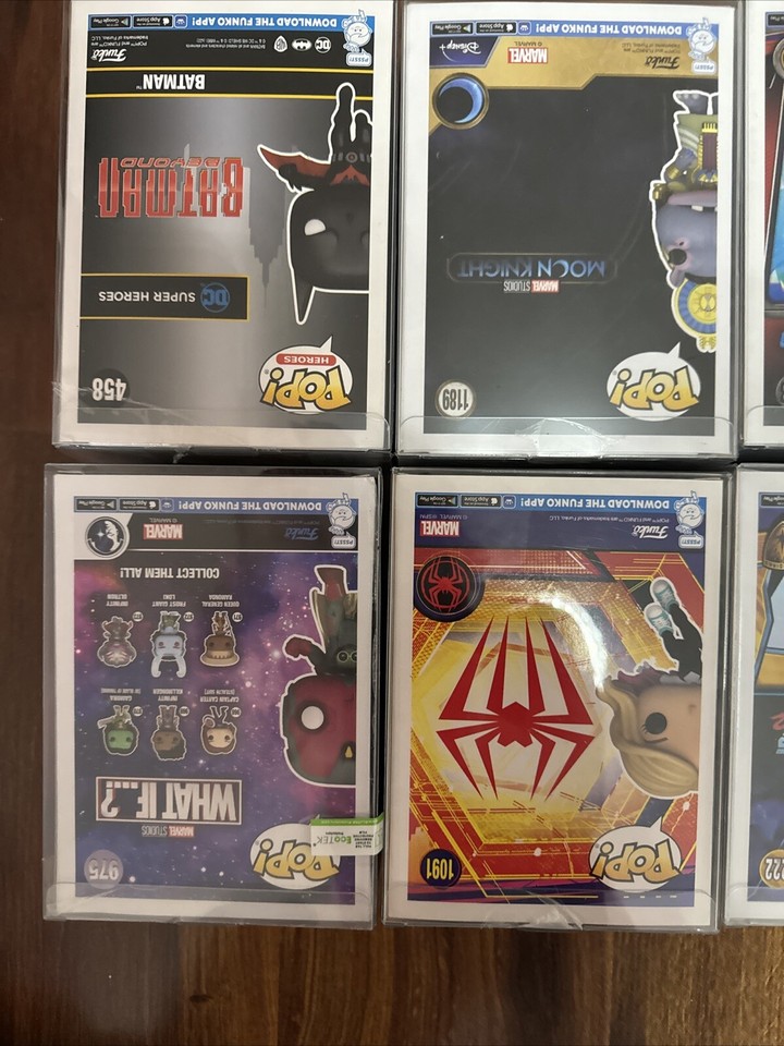 Funko POP Exclusive Lot of 12 HTF Mint Vaulted Marvel Avengers Spider ...