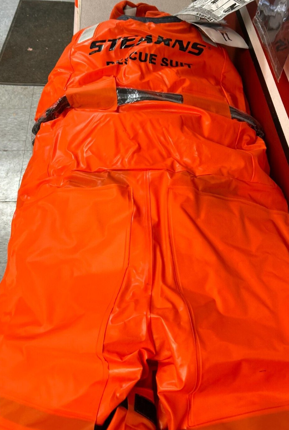 STEARNS 1596 Driflex Cold water RESCUE SUIT WITH BAG Large Cut | eBay