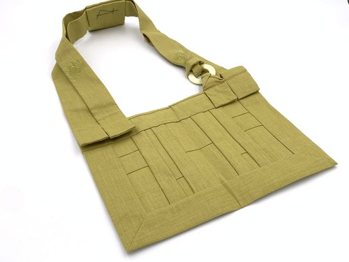 Japanese Buddhist Kesa Rakusu Mustard Yellow Soto Zen Monks Robe Ryosan ...