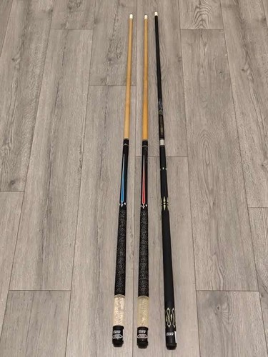 Vtg 2 Piece Minnesota Fats Pool Stick Cue 19oz 20oz 20oz Lot of 3 ...