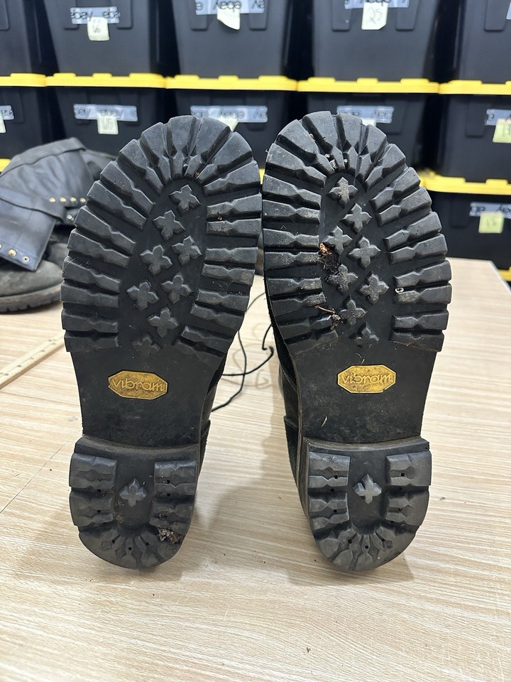 Drew’s Boots 15” Custom Suede Rough Out Lineman Wildland Firefighter ...