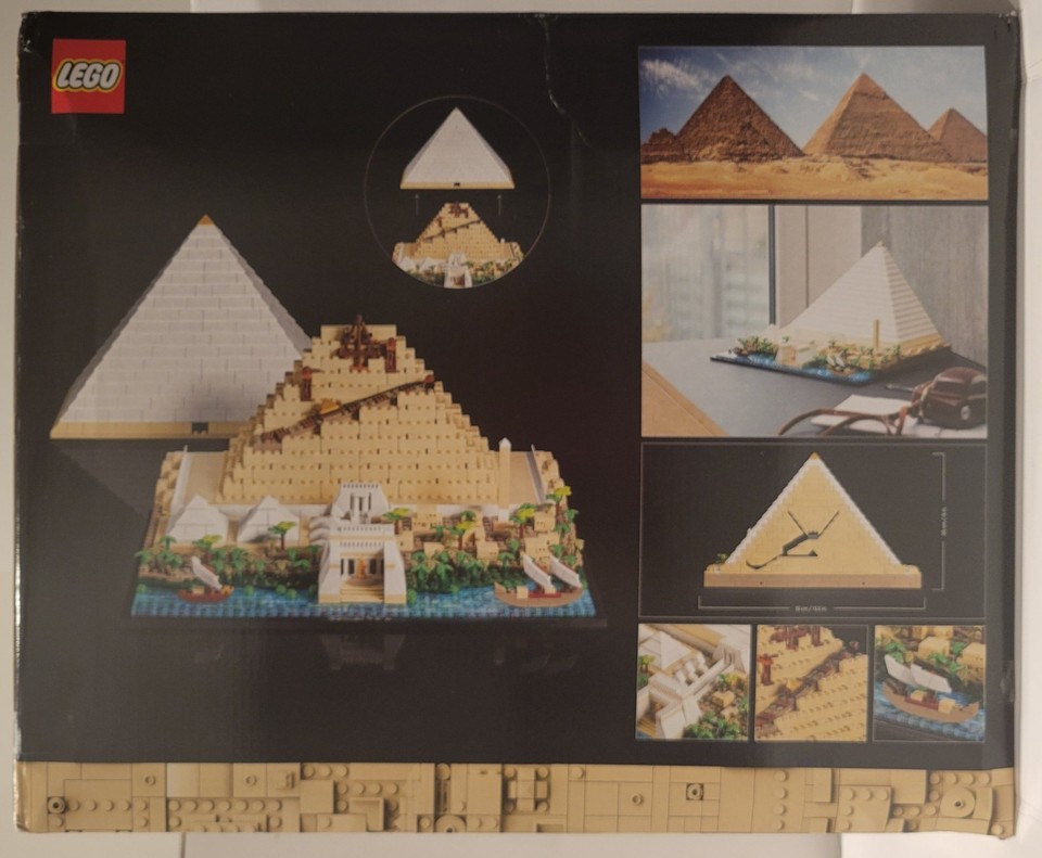 Lego Architecture: Great Pyramid of Giza (21058) ~ New, Factory Sealed ...