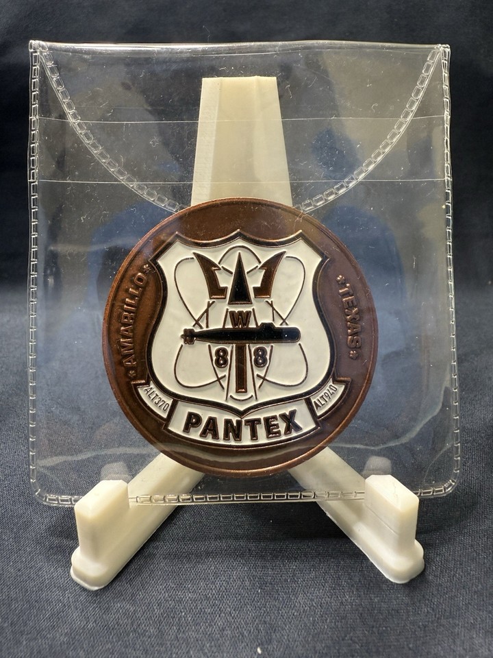 W88 Pantex Challenge Coin (GLOWS IN THE DARK) NNSA DOE Sandia SNL ...