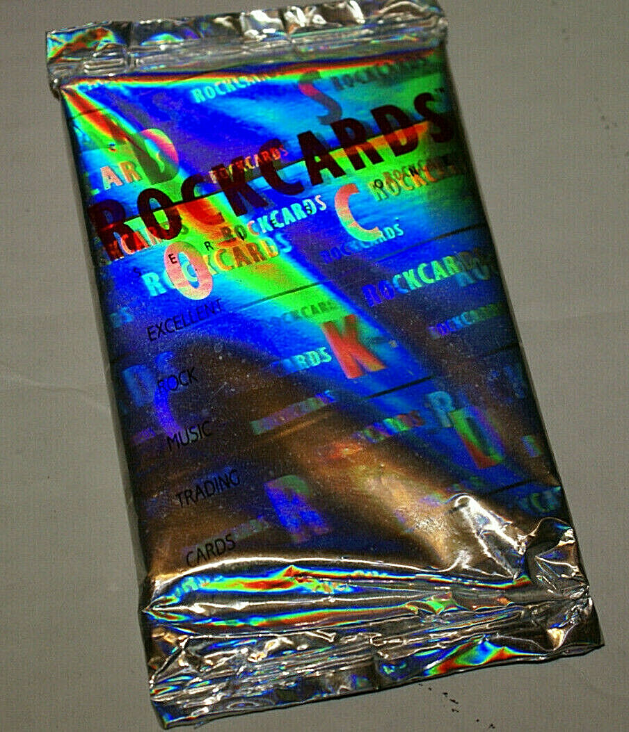 RockCards Rock Metal Vtg Trading Cards Sealed Pack 1991 Series 1 ...