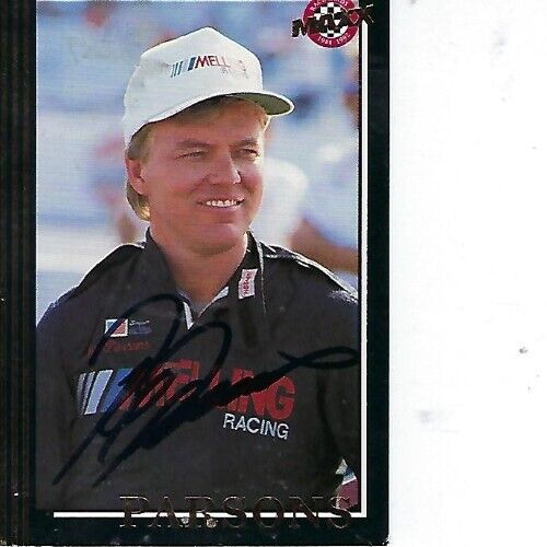 PHIL PARSONS SIGNED 1992 MAXX 5TH ANNIVERSARY RACING #9 - NASCAR | eBay