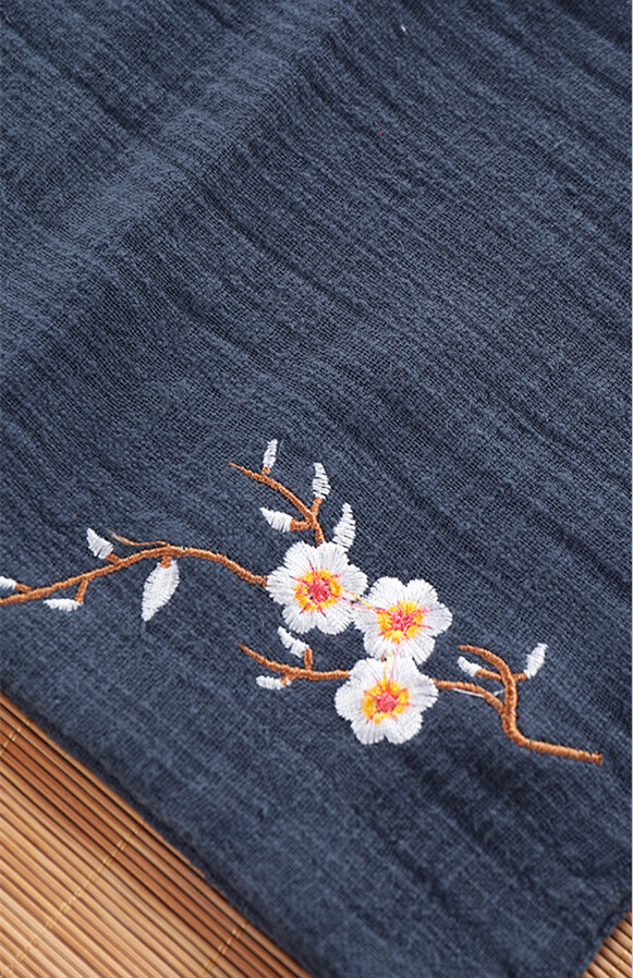 Tea Towel Water Absorbent Cloth Embroidered Cotton Linen Towel No ...