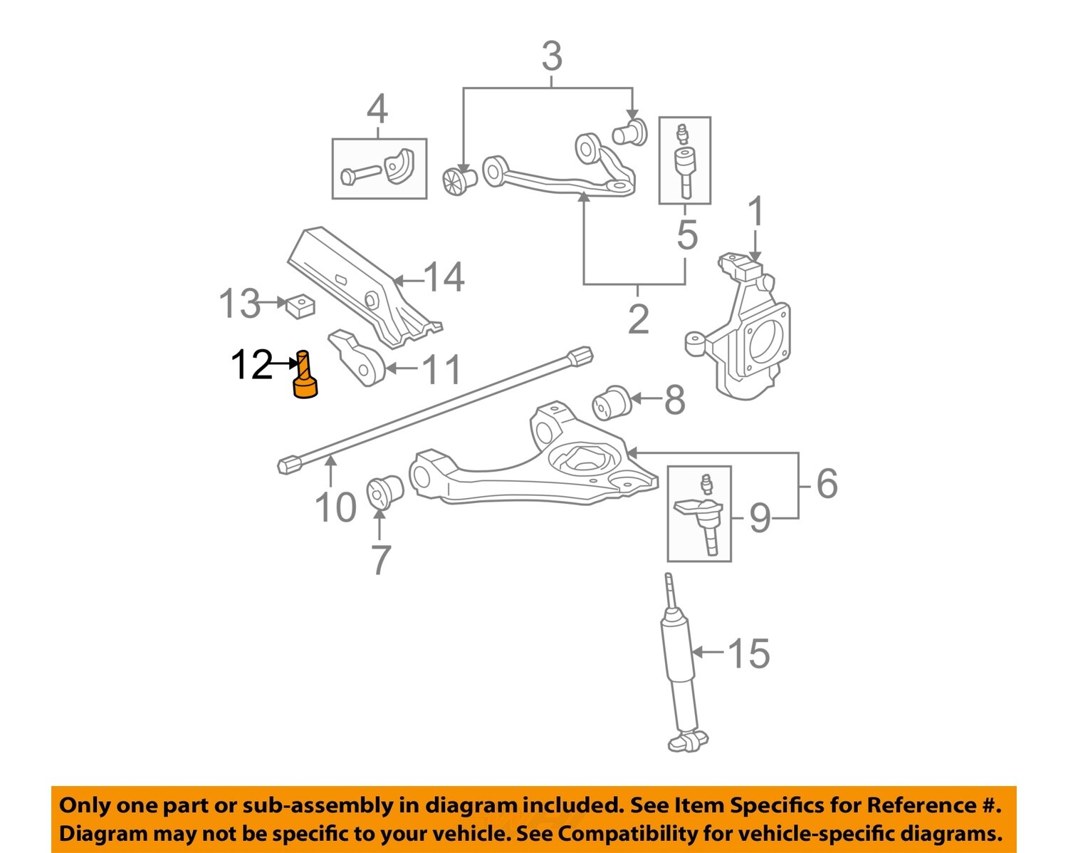 GM OEM Front Suspension-Torsion Arm Adjust Bolt 11612276 | eBay