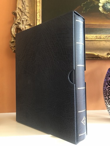 LIGHTHOUSE VARIO 3 RINGS BINDER & SLIPCASE. GOOD FOR BANKNOTES, COVERS ...