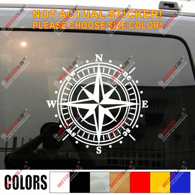 4X4 compass Off Road Decal Sticker Car Vinyl fit for Jeep Ford Chevy ...