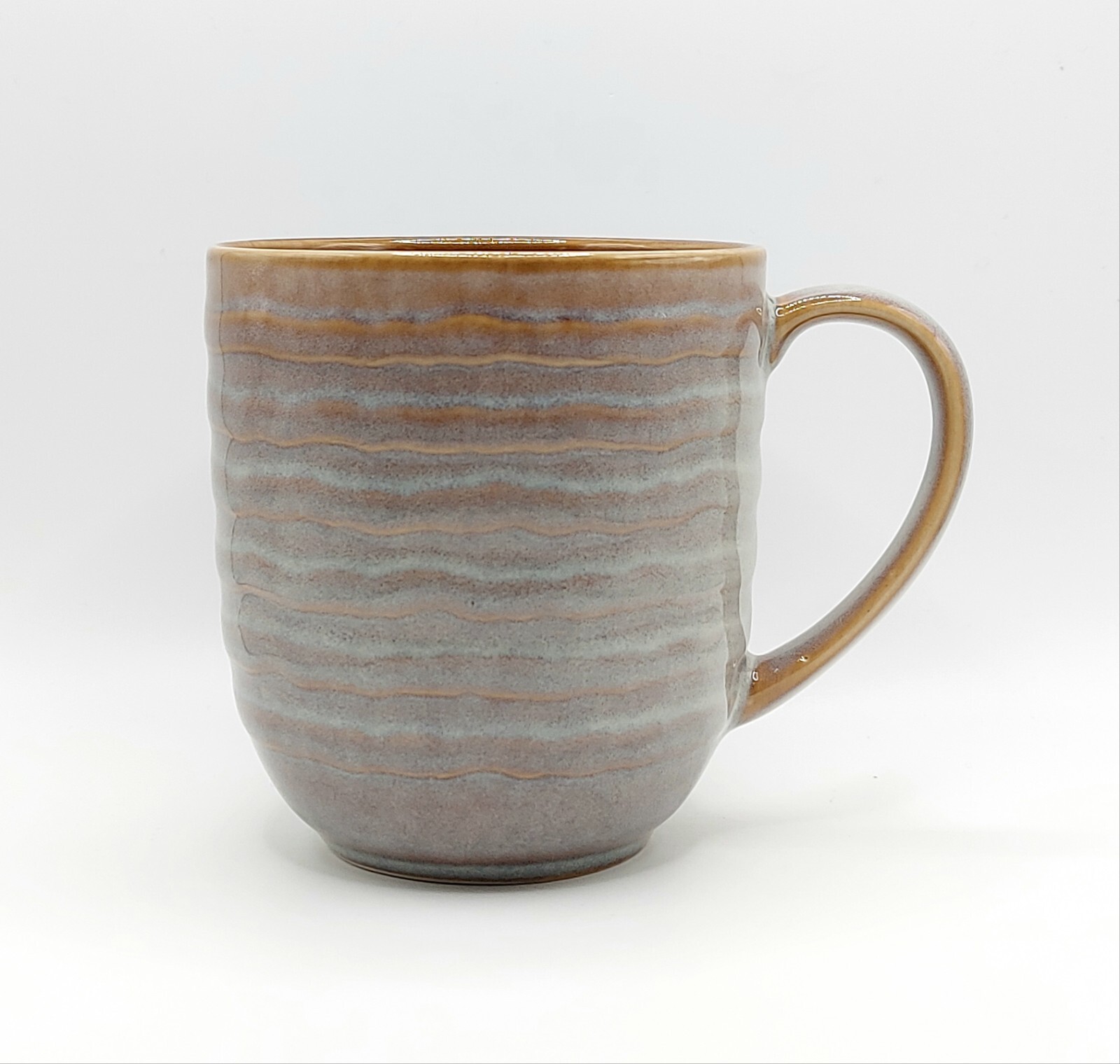 Artisanal Coffee Mug Cup Fire Glazed Graystone Rustic 12 Oz Ceramic by ...