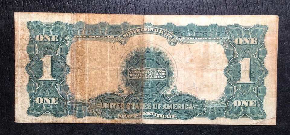 1899 $1 Blue "LARGE SIZE" SILVER Certificate X9259! VG/FINE! US Paper ...
