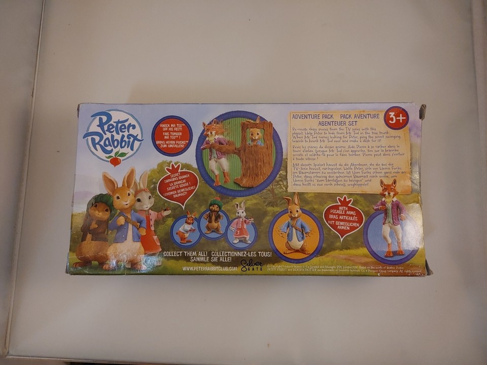 Peter Rabbit Adventure Pack 2013 Vivid Toys New Peter + Mr Tod | eBay