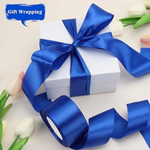 1-1/2 Satin Ribbon, 25 Yards Thick Fabric Ribbons, 1-1/2"-25 Yards ...