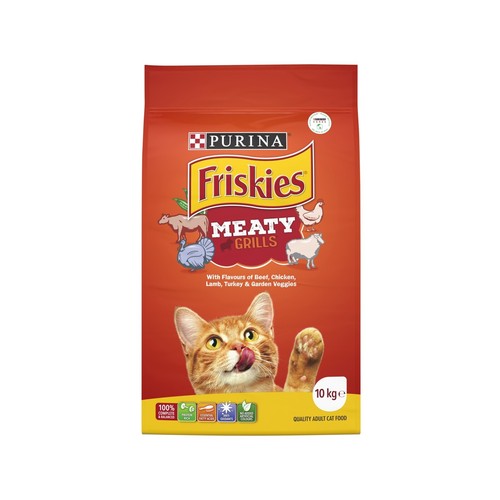 Friskies 10kg Adult Meaty Grills Dry Cat Food | eBay Australia