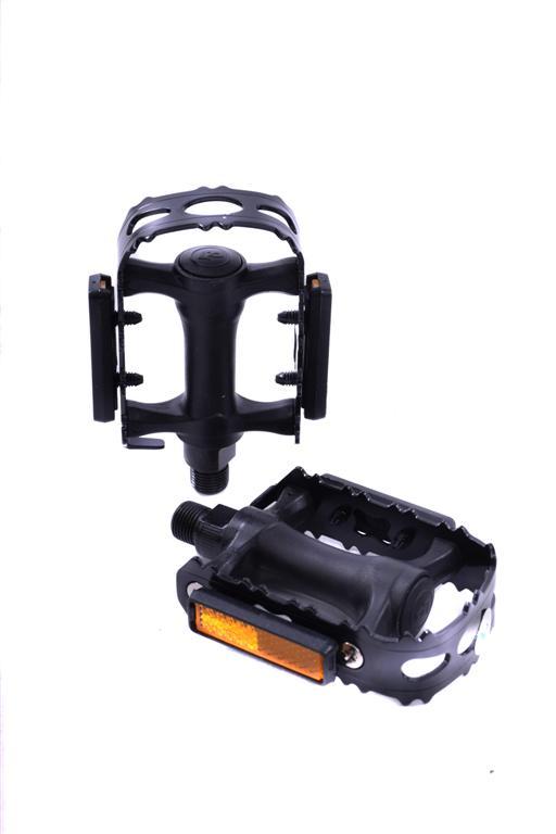 VP BIKE PEDALS BLACK SATIN METAL CAGE WITH RESIN BODY IDEAL MTB, SPORTS ...