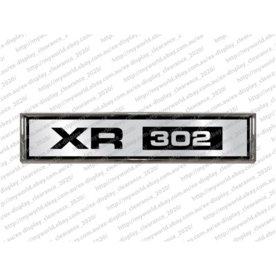 #1372 BADGE TO SUIT FORD XR 302 CHROME CAR EMBLEM | eBay Australia