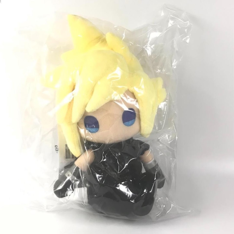 Final Fantasy VII Remake Plush Dolls Cloud and Tifa Set Official Game ...