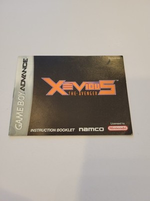 Xevious GBA MANUAL ONLY Authentic Nintendo | eBay