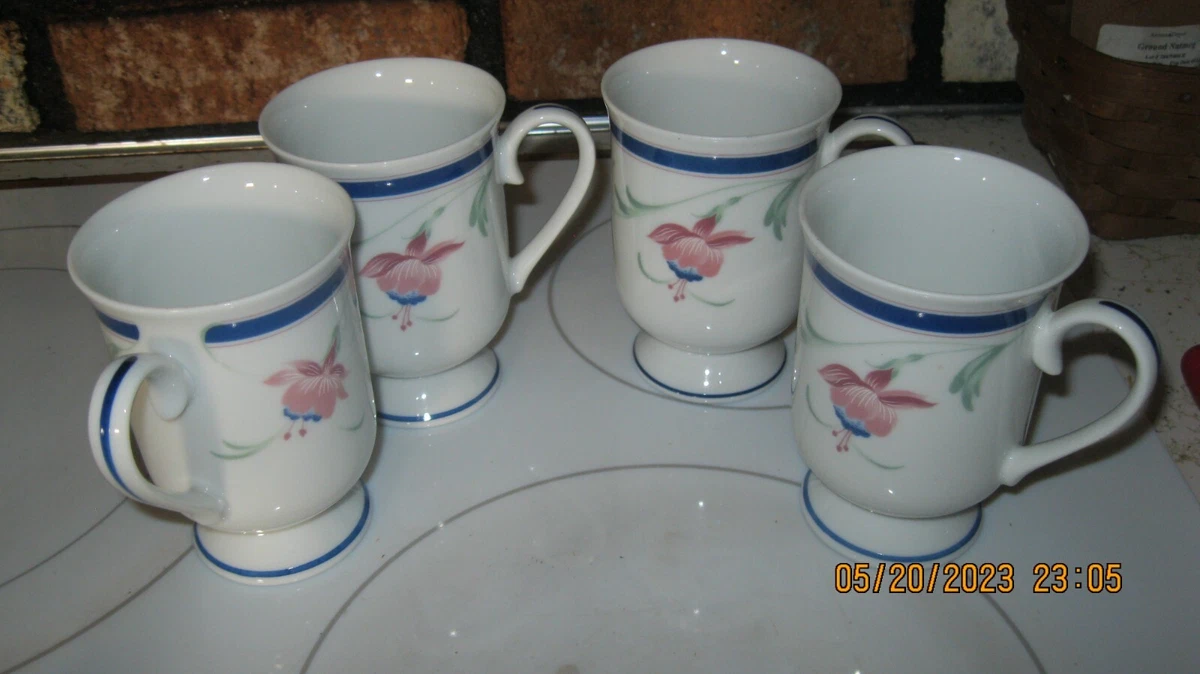 Porcelain Footed Mugs