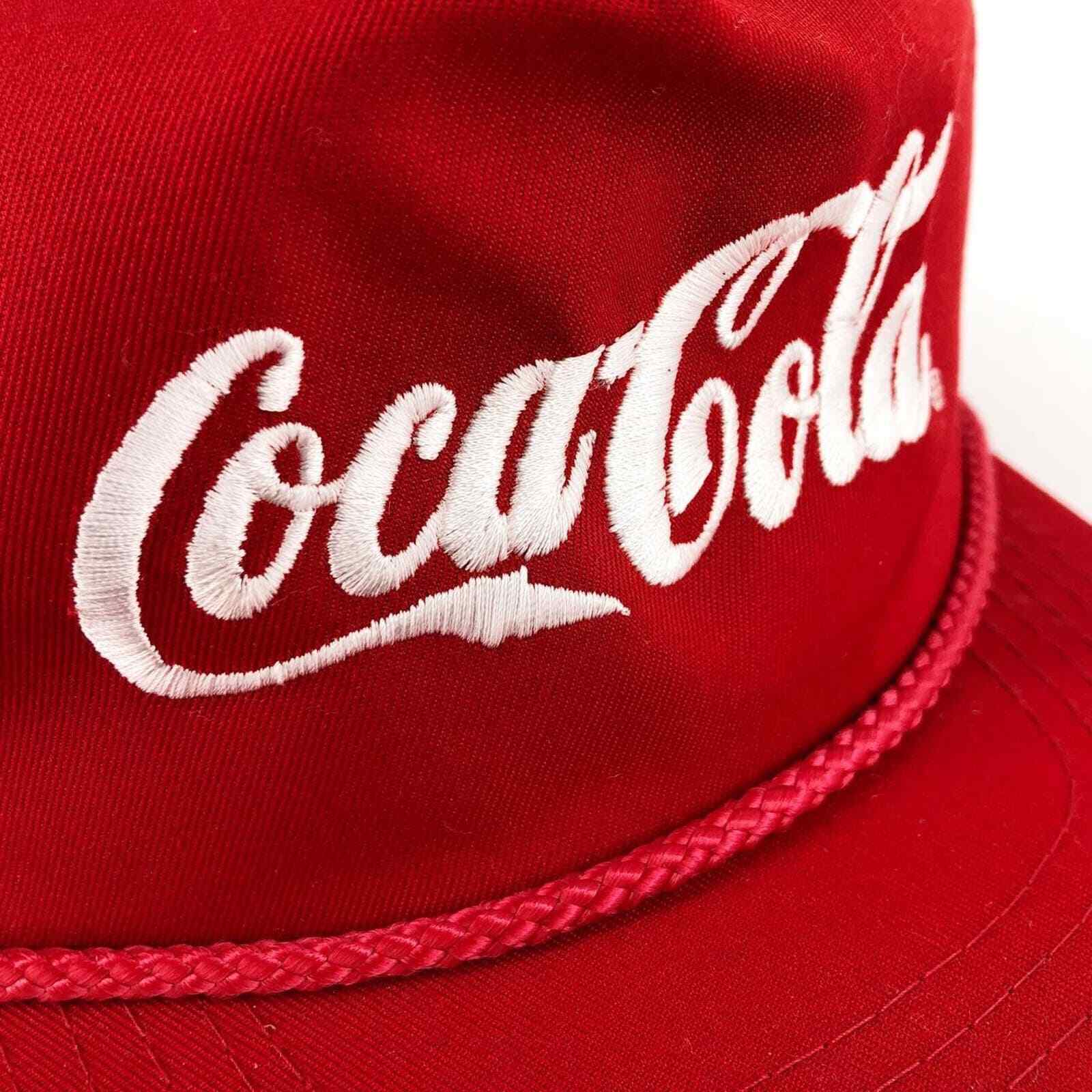 Coca Cola red trucker hat 90s 1990s vintage - Gem