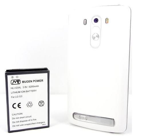 OEM Mugen Power 6200mAh Extended Life Battery For LG G3 D855 AT&T D851 ...