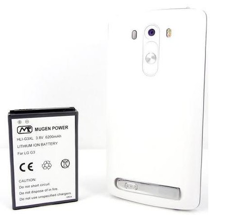 OEM Mugen Power 6200mAh Extended Life Battery For LG G3 D855 AT&T D851 ...
