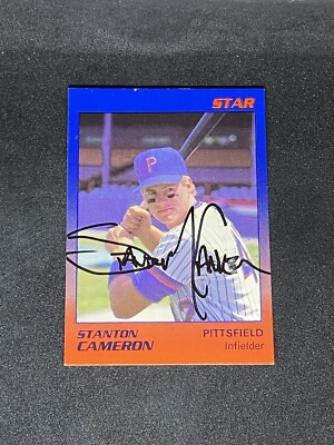 Stanton Cameron 1989 Star Pittsfield Mets #2 Auto Autographed Signed ...