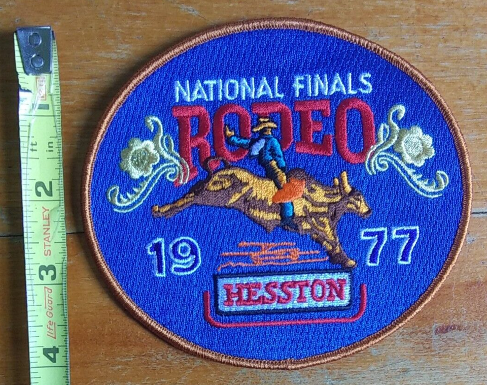 NFR RODEO - Steer & Cowboy BULLRIDING ~ HESSTON 1977 ~ Bronco Bustin ...