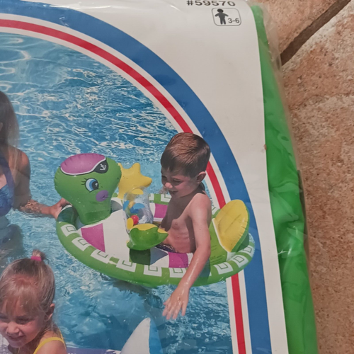 Vintage INTEX Inflatable Pool Rider The Wet Set Style 59570 Turtle ...