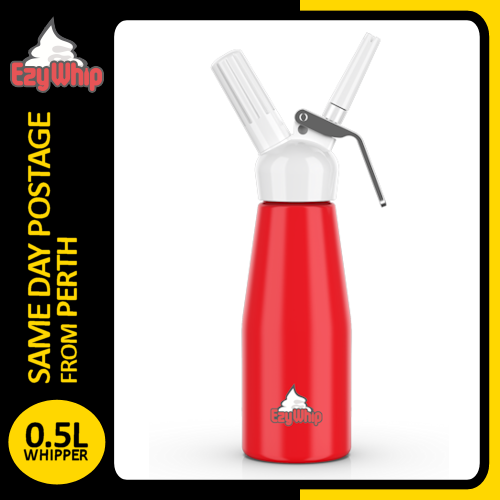 EZYWHIP CREAM WHIPPER 0.5L RED DISPENSER WHIPPED BULBS | eBay