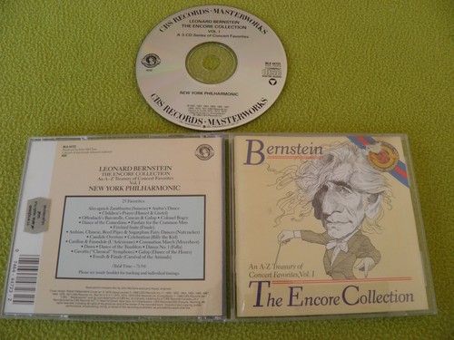 Leonard Bernstein - The Encore Collection Vol. I - RARE 1988 "CBS" USA ...