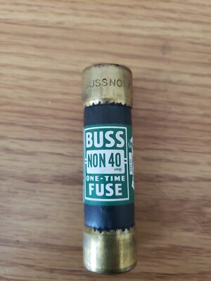 Buss Fuse ONE-TIME NON 40-40 AMP Fuses New, Old Stock | eBay