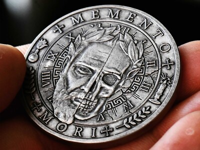 Memento Mori Coin | EDC Reminder Coins | Stoic Coin | EDC Worry ...