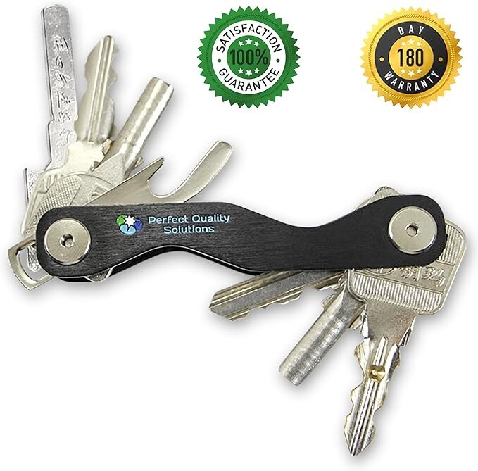 Smart Key Holder Clever Compact Key Ring Organizes Keychain- Color Teal ...