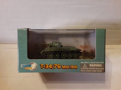 Dragon Armor 1:72 T-34/76 Tank Mod. 1941 Eastern Front 1941 No. 60150 ...